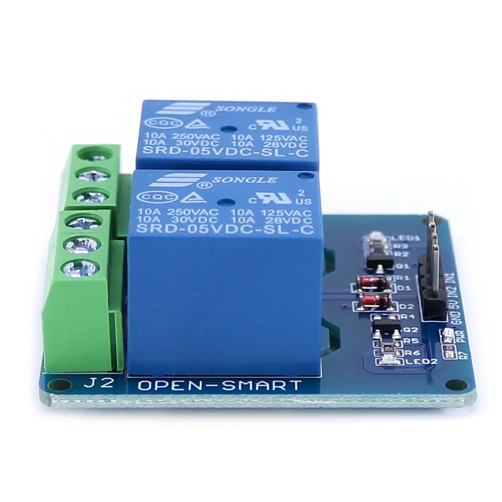 OPEN-SMART 2 Channel 5V Dual Relay Module — фото 1