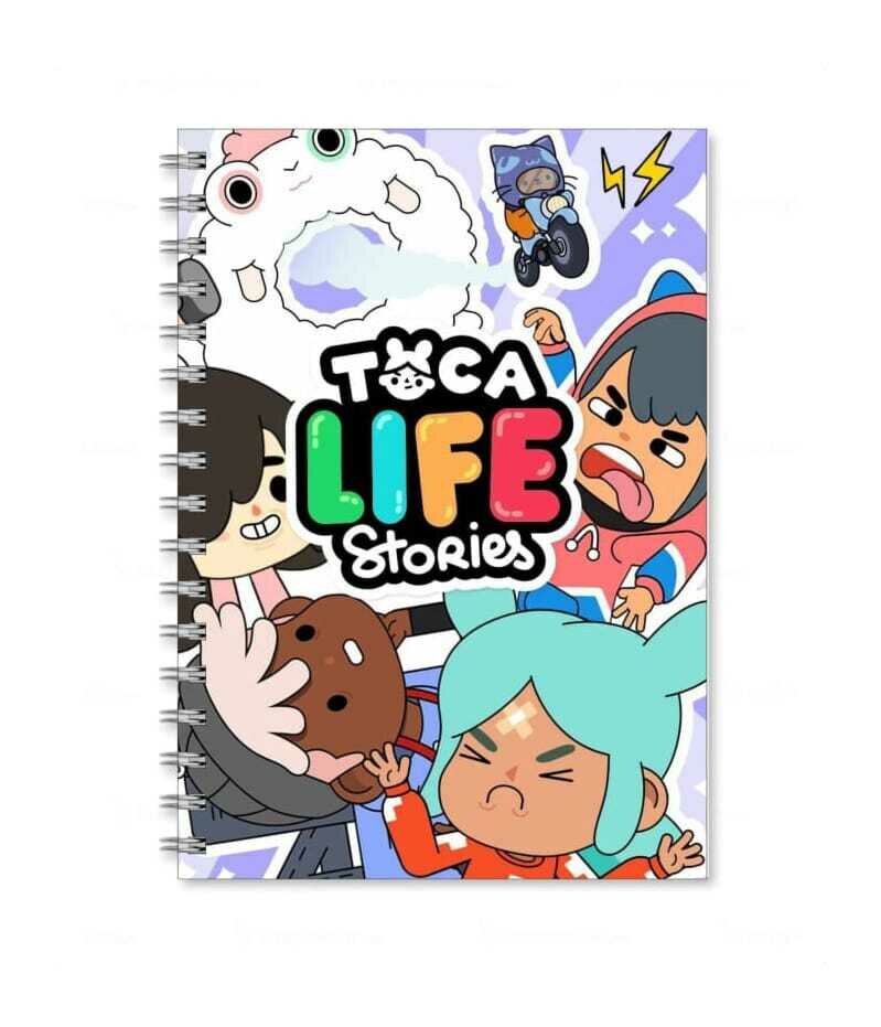 Тетрадь MIGOM формата А5, с принтом "Тока Бока, Toca Boca" - 6