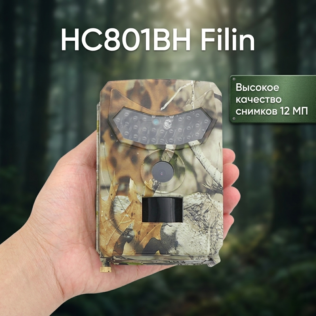Фотокамера лесная с записью на карту памяти HC801BH Filin