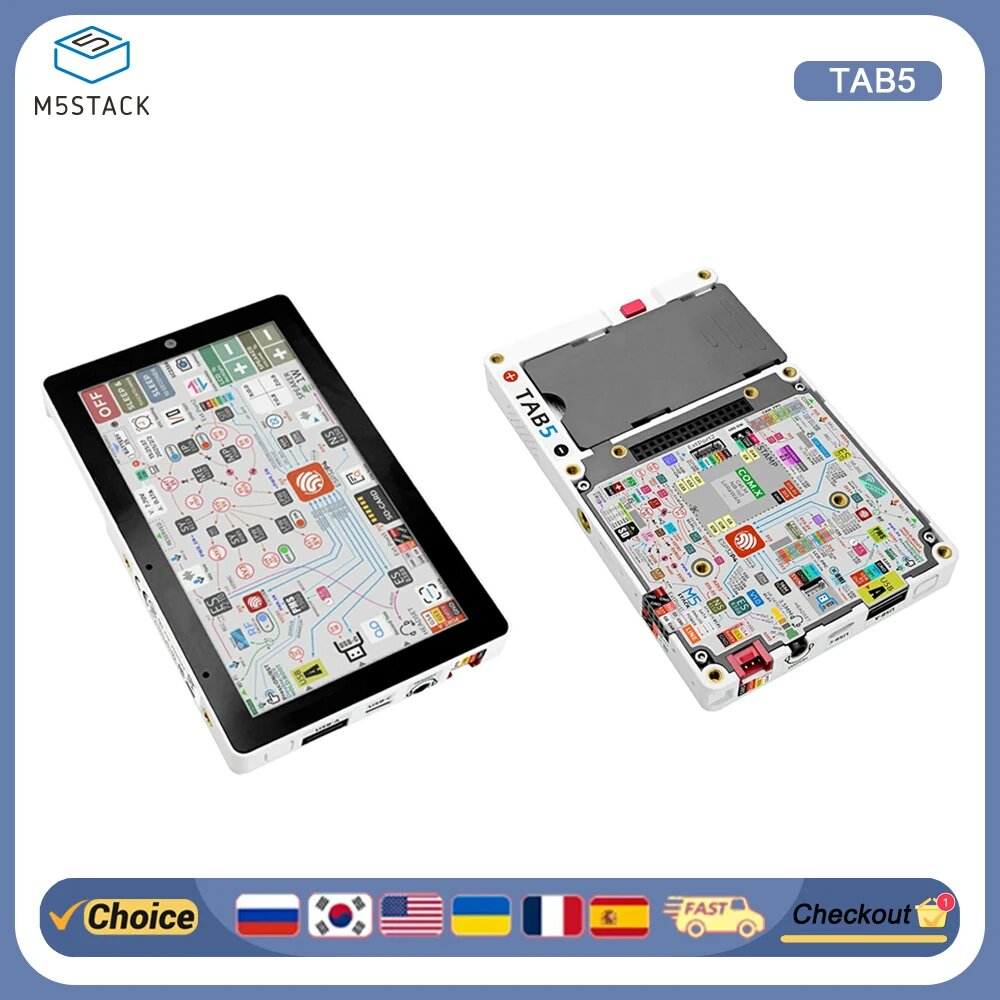 M5Stack Tab5 ESP32 P4 IoT Терминал Tab5 no battery — фото 1
