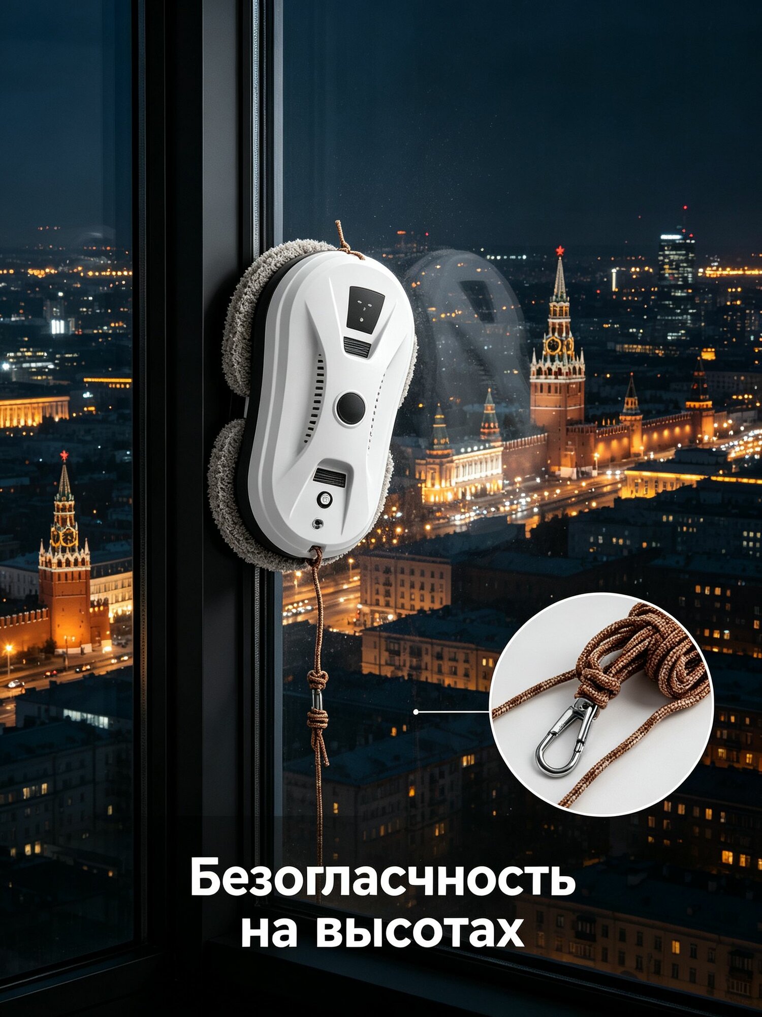 Робот для мойки окон cucjjr, белый