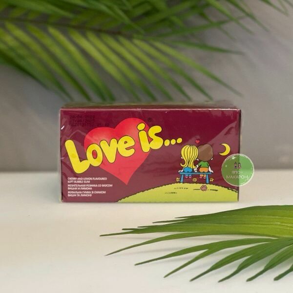 Жевательная резинка Love is со вкусом Вишни и Лимона 100 шт — фото 1