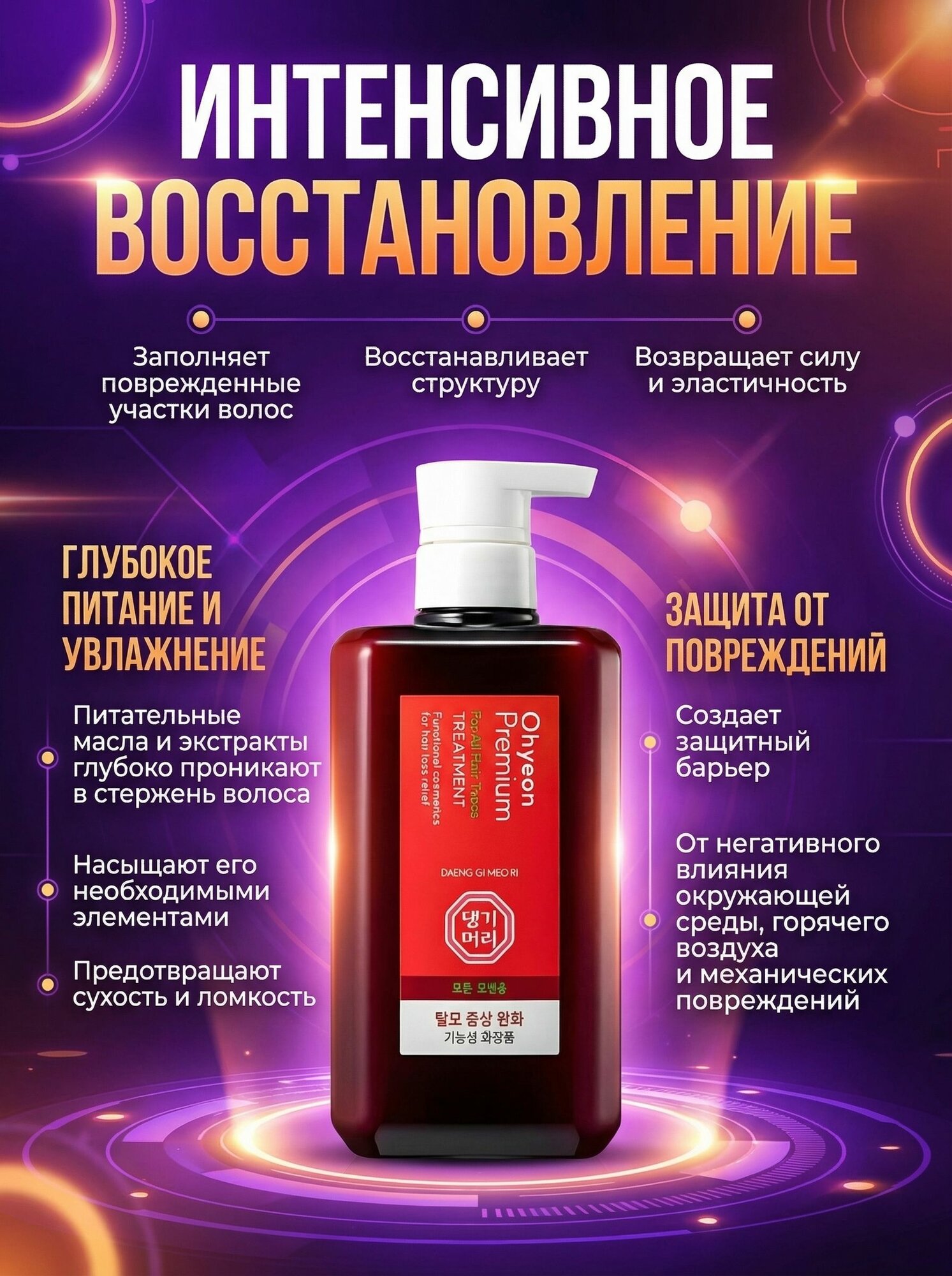 Daeng Gi Meo Ri Премиальная маска-бальзам для всех типов волос Ohyeon Premium For All Hair Types Treatment
