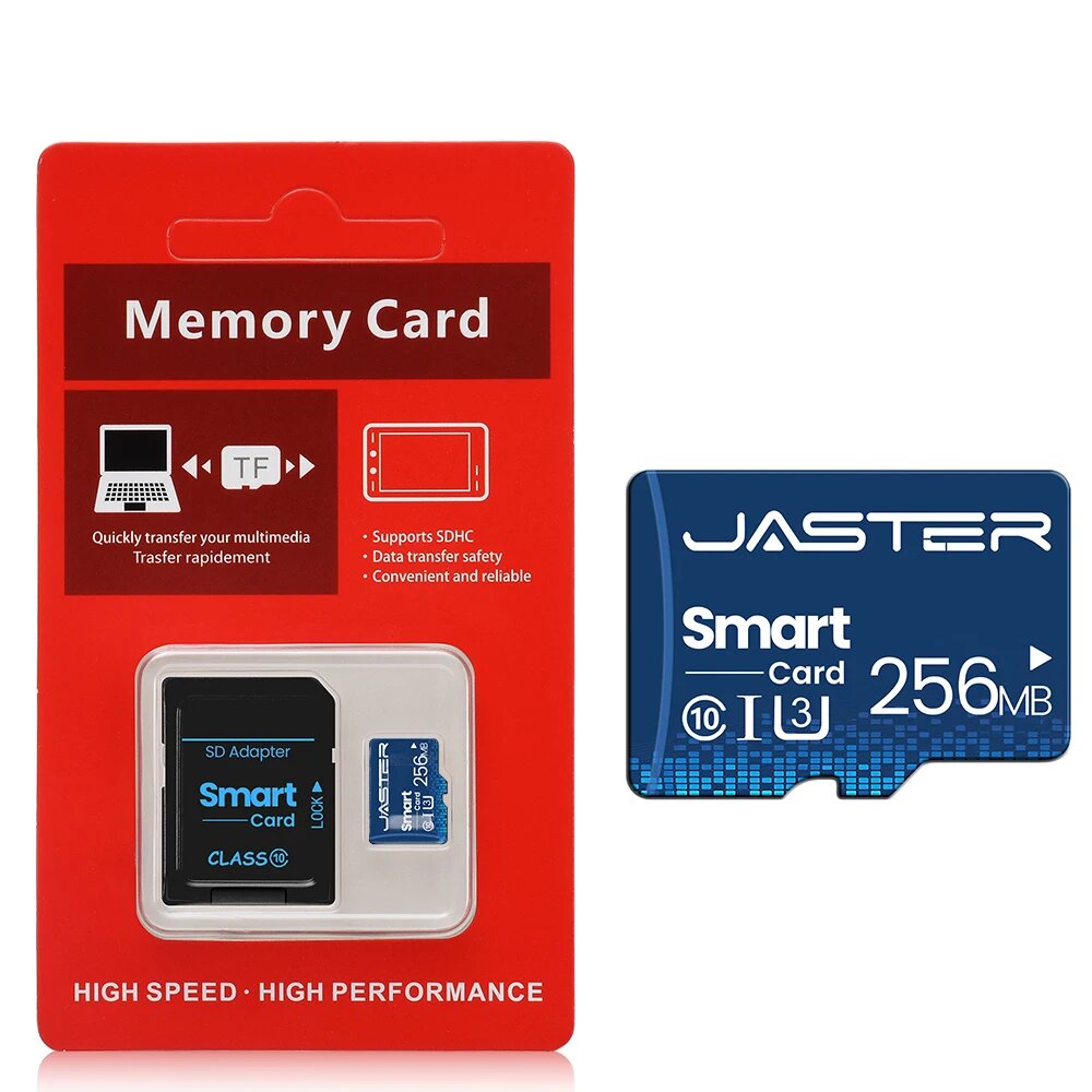 JASTER карта памяти SD Original Class 10 256MB