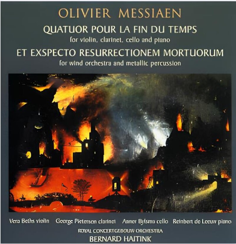 Olivier Messiaen 'Quatuor Pour La Fin Du Temps' CD/2001/Classical/Russia
