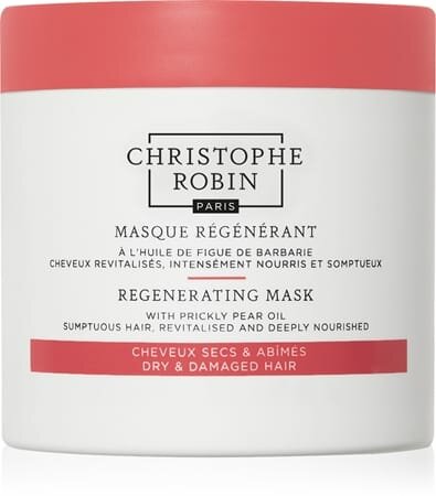 Маска для волос Christophe Robin regenerating mask with prickly pear oil, 75 мл