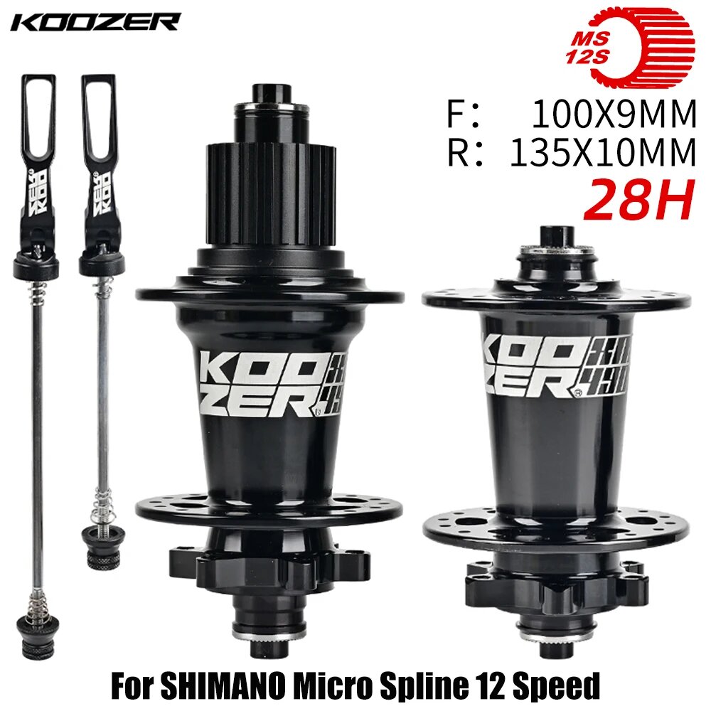 KOOZER XM490 PRO Велосипедные Втулки 32 Отверстий 100x9 135x10 28H MS
