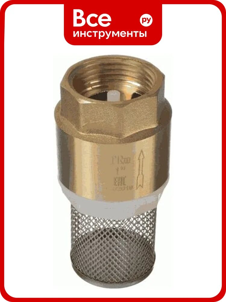 Обратный клапан Terma 1 с фильтром (33950) 33013, металл, с температурой до +70°C только