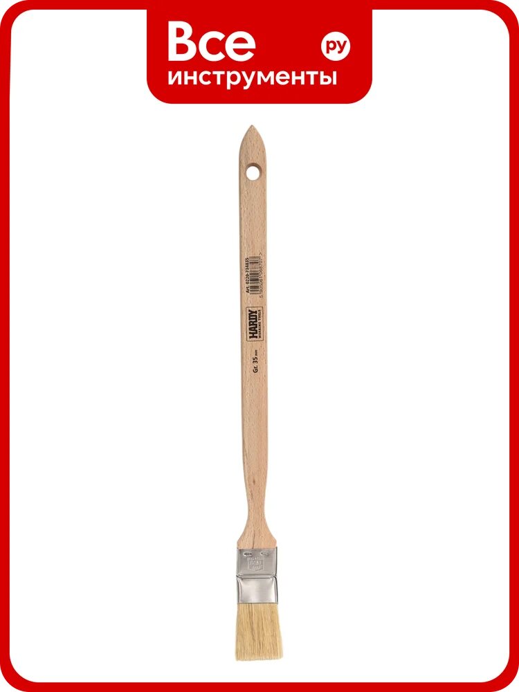 Кисть HARDY SELECT угловая серия 73 Naturmix, светлая щетина усиленная полиэстером,