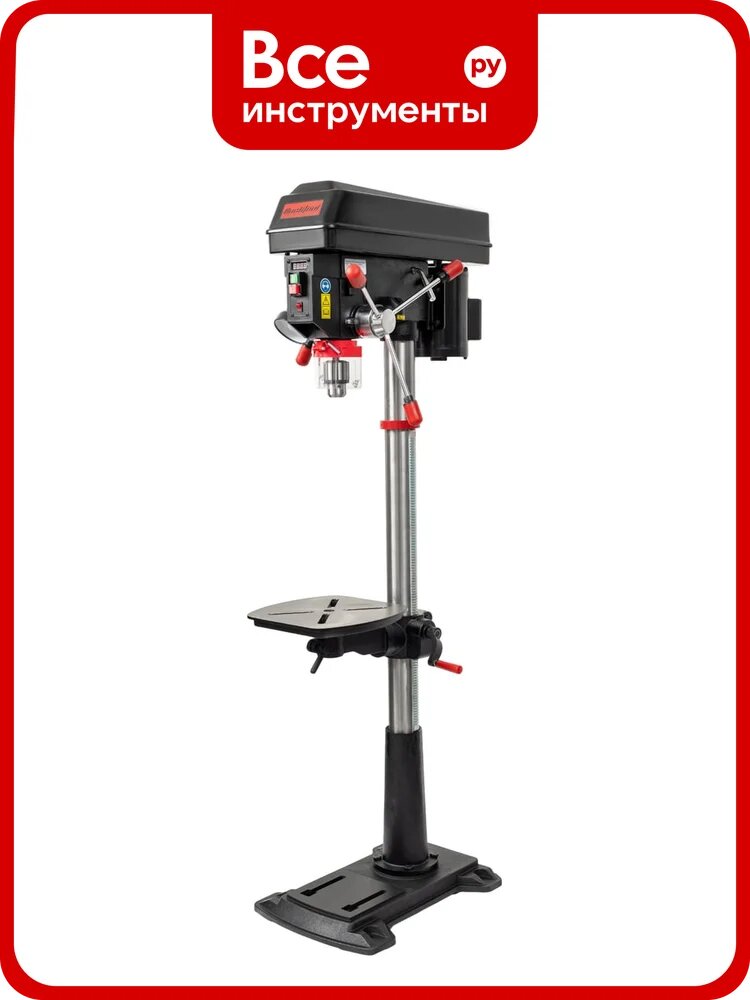 Станок сверлильный Bucktool DP15VL, 750Вт, 16мм, лазер, 460х655х1650мм