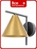 Бра ARTE LAMP david A7033AP-1BK, настенный светильник из металла с матовым конус...