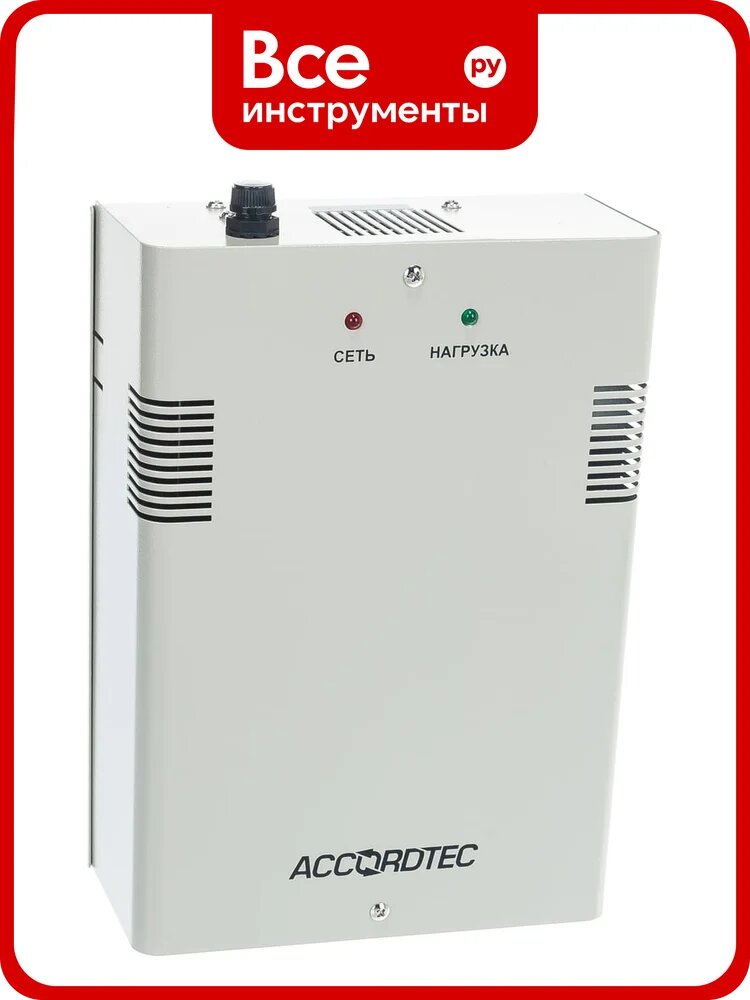 Источник бесперебойного питания ACCORDTEC ББП-30 исп.1 AT-02335, подключения и питания