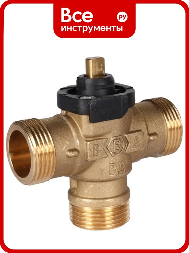 Трехходовой зональный клапан STOUT сервопривод SVM-0170-300125 230v, с кабелем 1м, нр 1 1/4" RG00921EBK8H6Q
