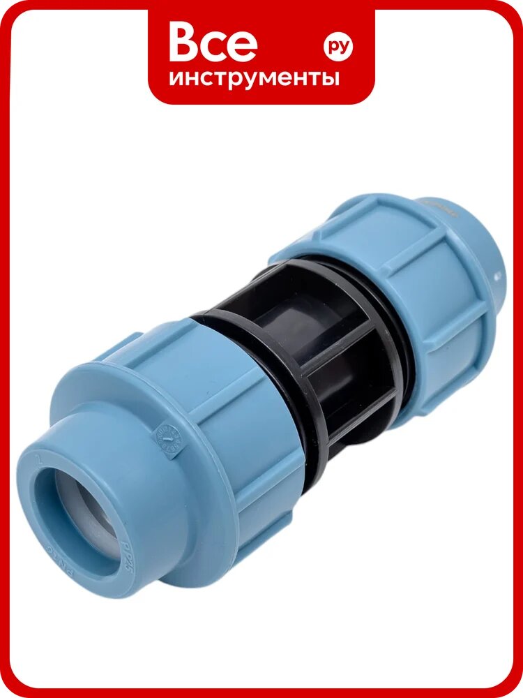 Муфта соединительная UNIPUMP 27410, полипропилен, для труб ПНД, 25мм