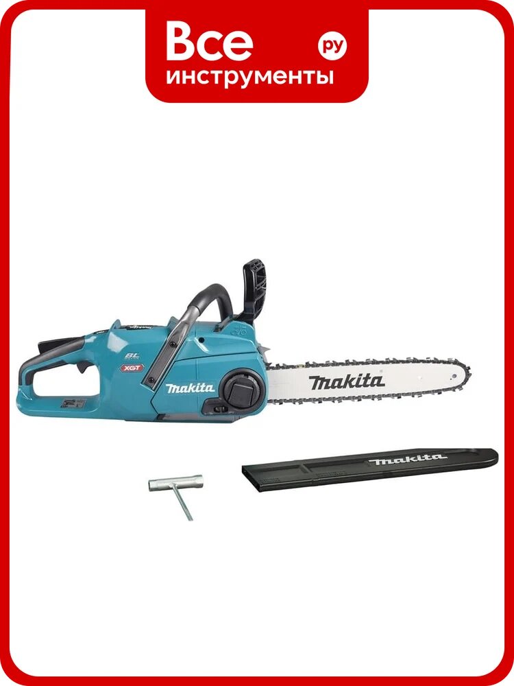 Цепная пила Makita UC004GM101, 40 V, бесщеточный двигатель, 35 см