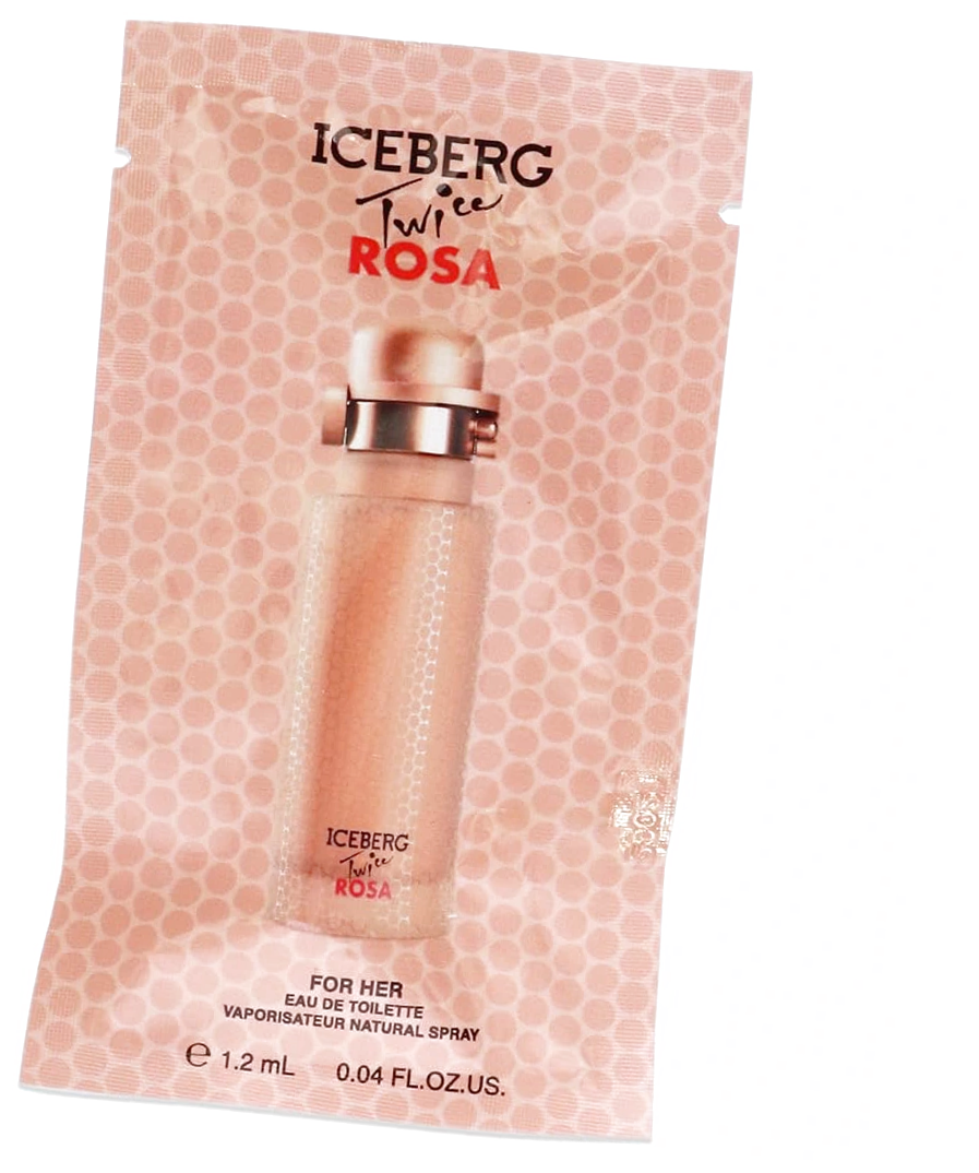 Туалетная вода Iceberg Twice Rosa для женщин 1.2 мл пробник - Твайс Роза миниатюра