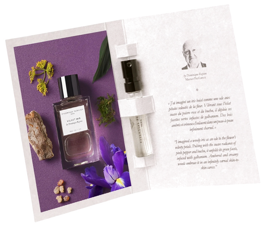 Парфюм Эссенциал Парфюмс Вельвет Ирис 2 мл миниатюра унисекс - Essential Parfums Velvet Iris Paris