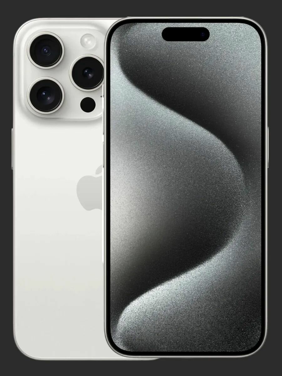 Apple Смартфон iPhone 15 Pro 8/256 ГБ, Dual: nano SIM + eSIM, белый