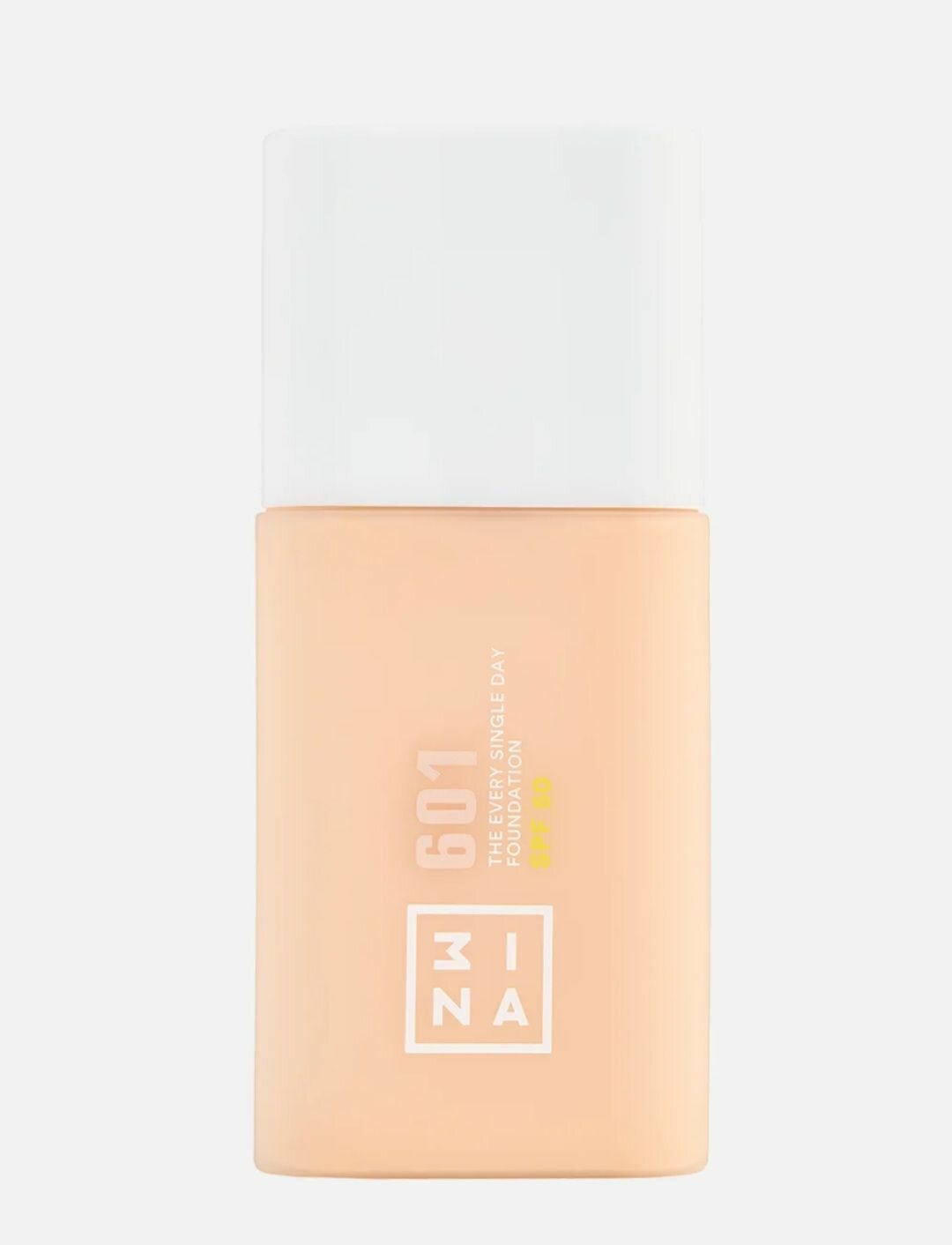 Легкая тональная основа для лица spf50 3INA the every single day foundation 601
