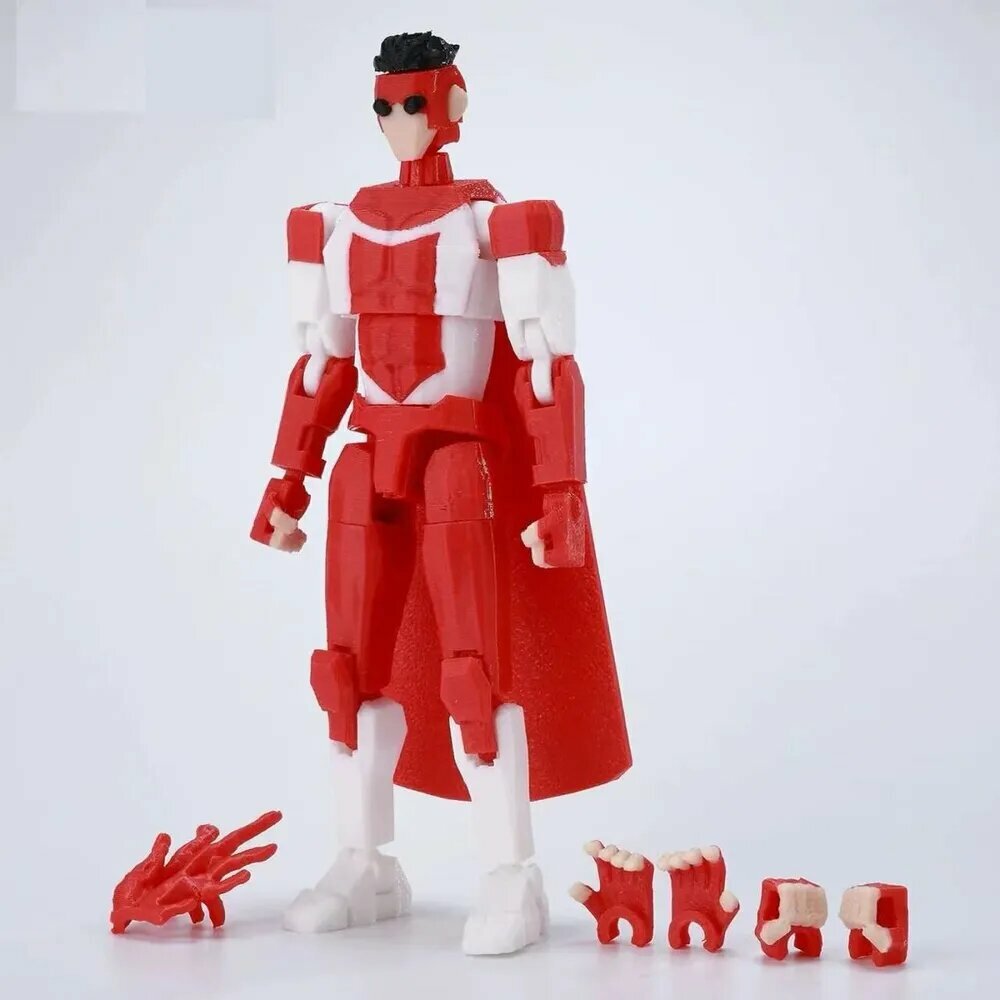 Фигурка Дарквинг из Неуязвимого( Invincible- Darkwing), 3D-печатная подвижная модель, подарок анимешнику и коллекционеру