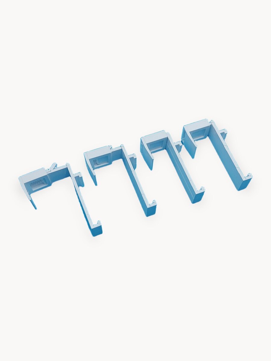 Универсальный регулируемый накидной кронштейн 4 шт, для рулонных штор без сверления