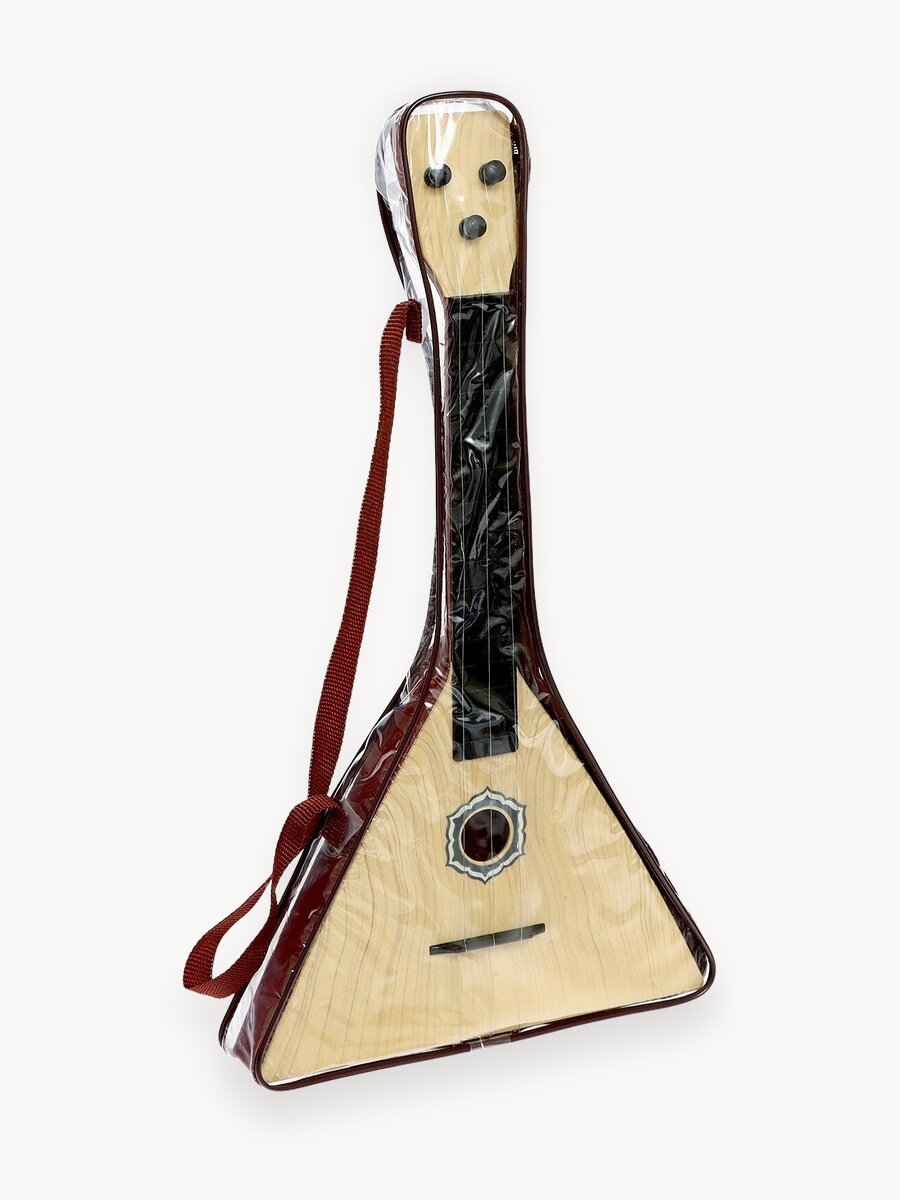 Музыкальная балалайка «Классика», цвет микс, 22х40 см, 3 струны