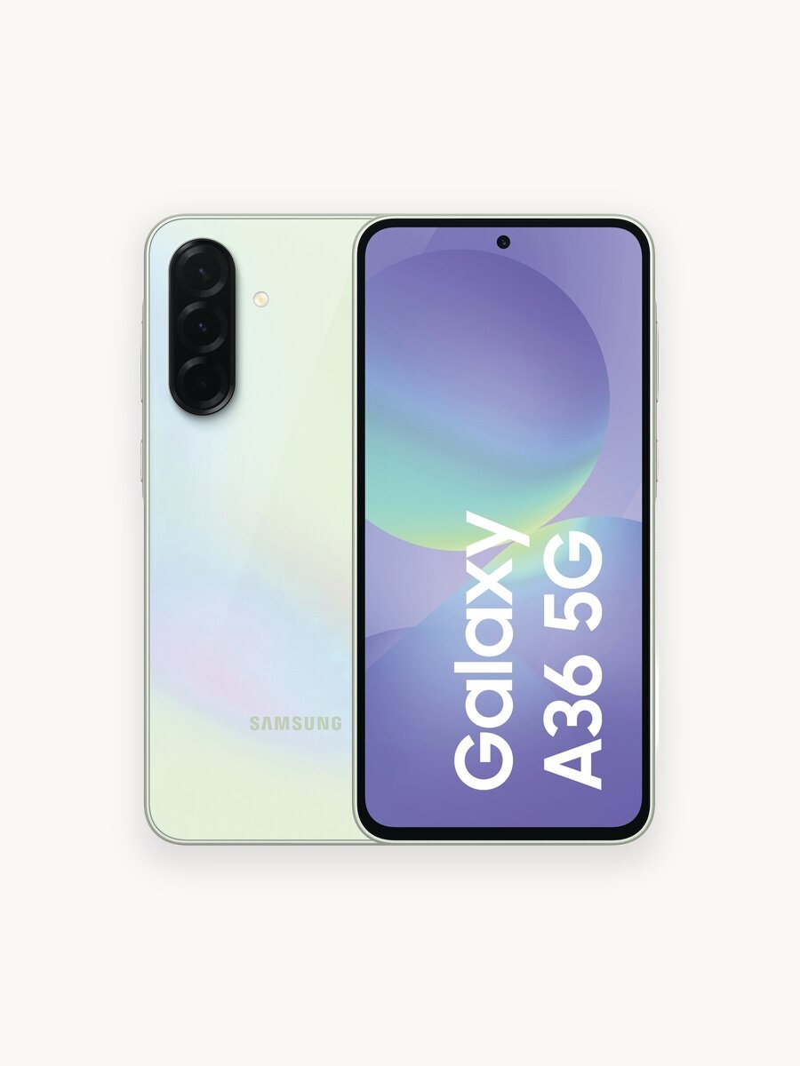 Смартфон Samsung Galaxy A36 5G 8/256 ГБ, Dual: nano SIM + eSIM, лайм Без RuStore