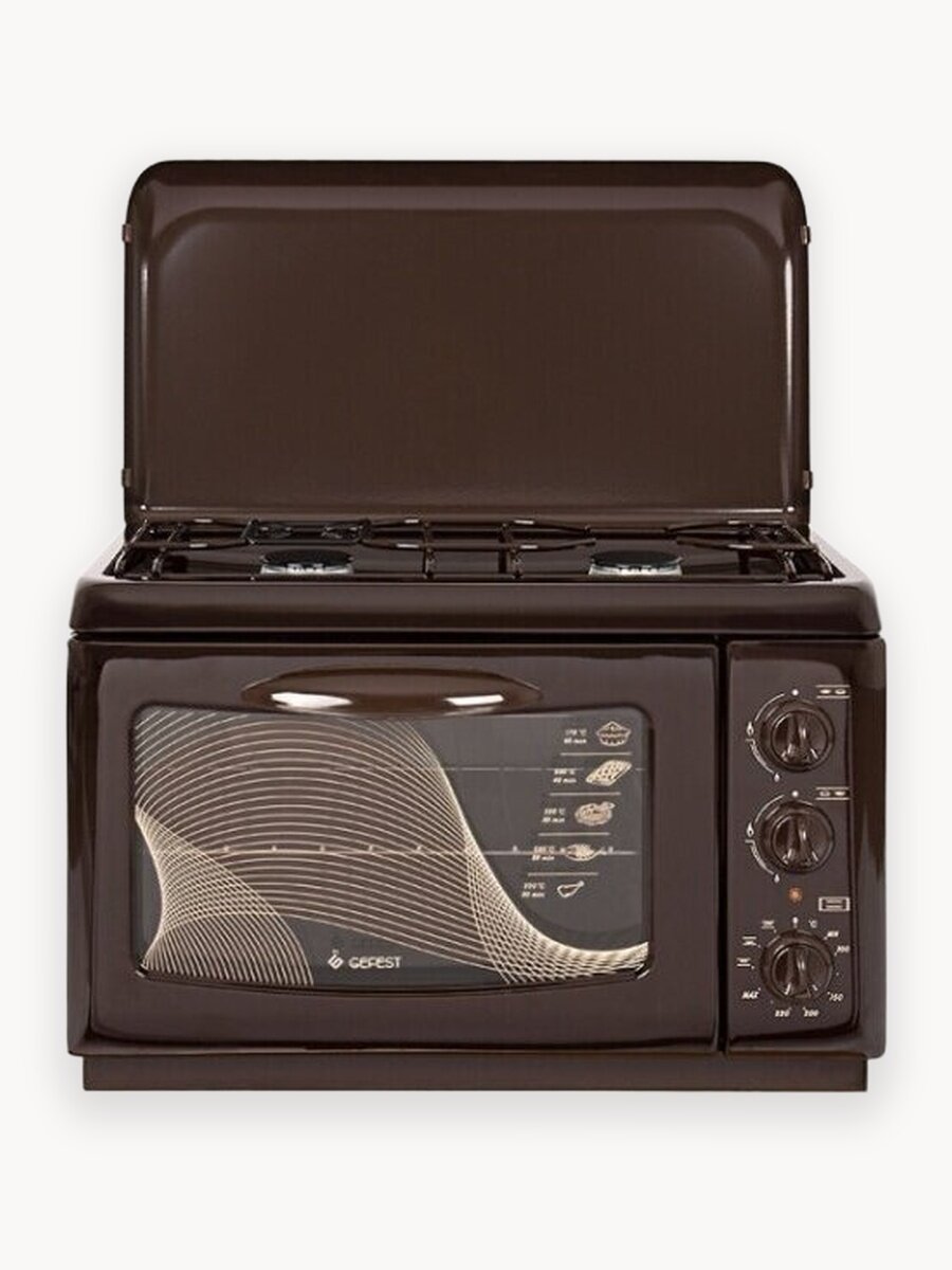 Комбинированная плита Gefest 120 K 19 коричневый