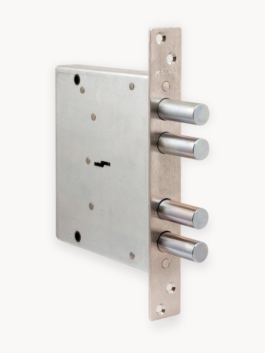 Замок Меттэм ЗВ8, сувальдный, для деревянных и металлических дверей, 4 ригеля, 4 ключа