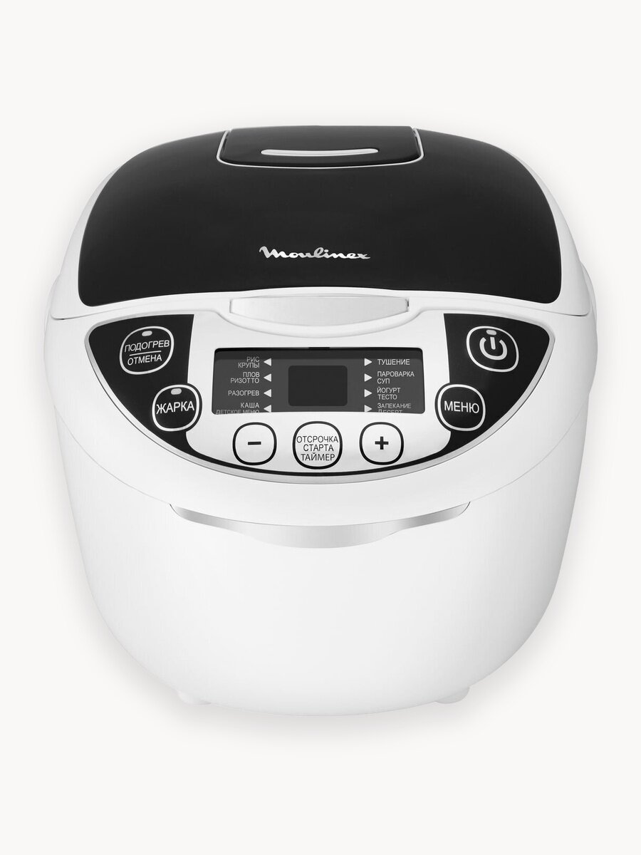 Мультиварка Moulinex Fuzzy Logic MK707832, 750 Вт, белый/черный