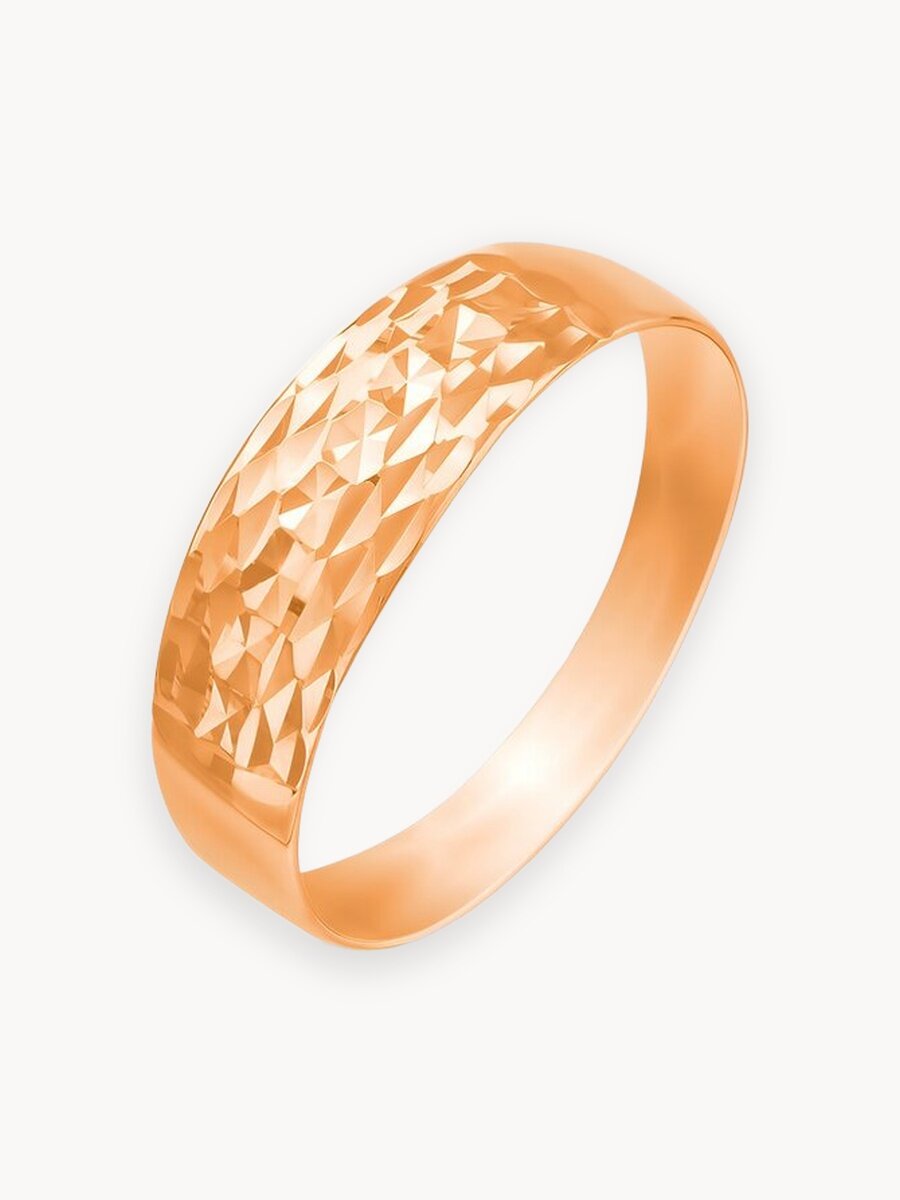 Кольцо, красное золото, 585 проба