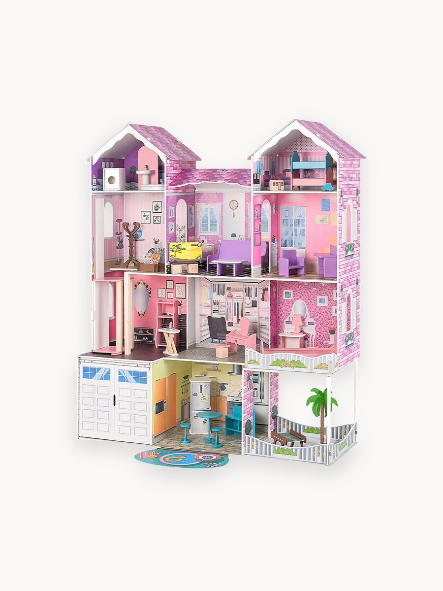 Кукольный дом PAREMO "Поместье Агостина" (с мебелью) PD318-17