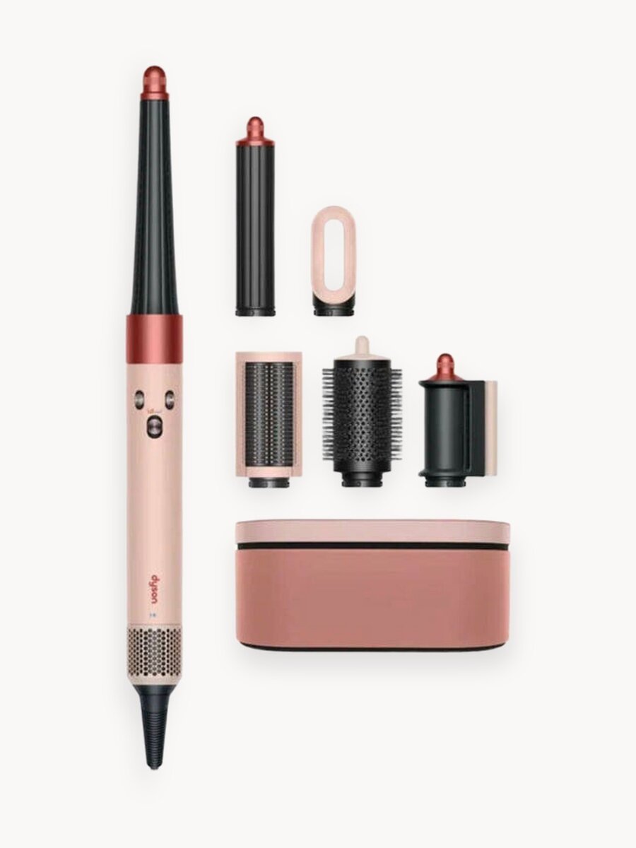 Стайлер Dyson Airwrap Complete HS08 Long, Kanzan Pink/Rose Gold (Канзан розовый/Розовое золото) с кейсом