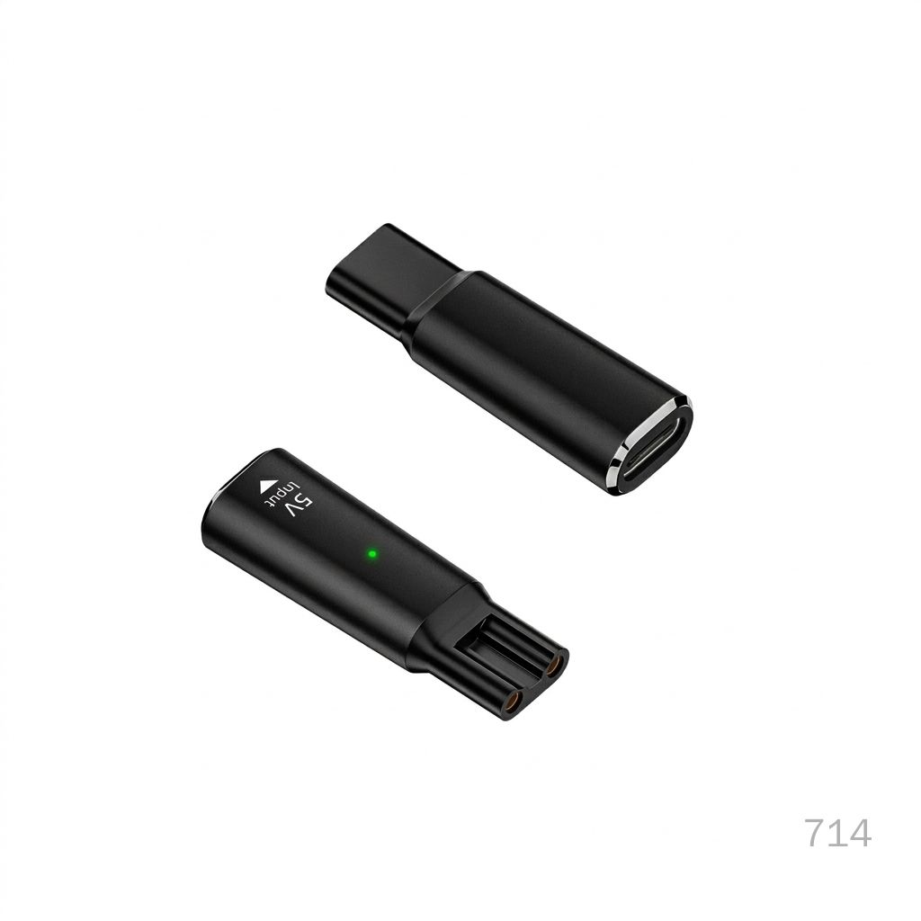 Адаптер для зарядки электробритвы и машинки для стрижки Type-C 4.3В-15В