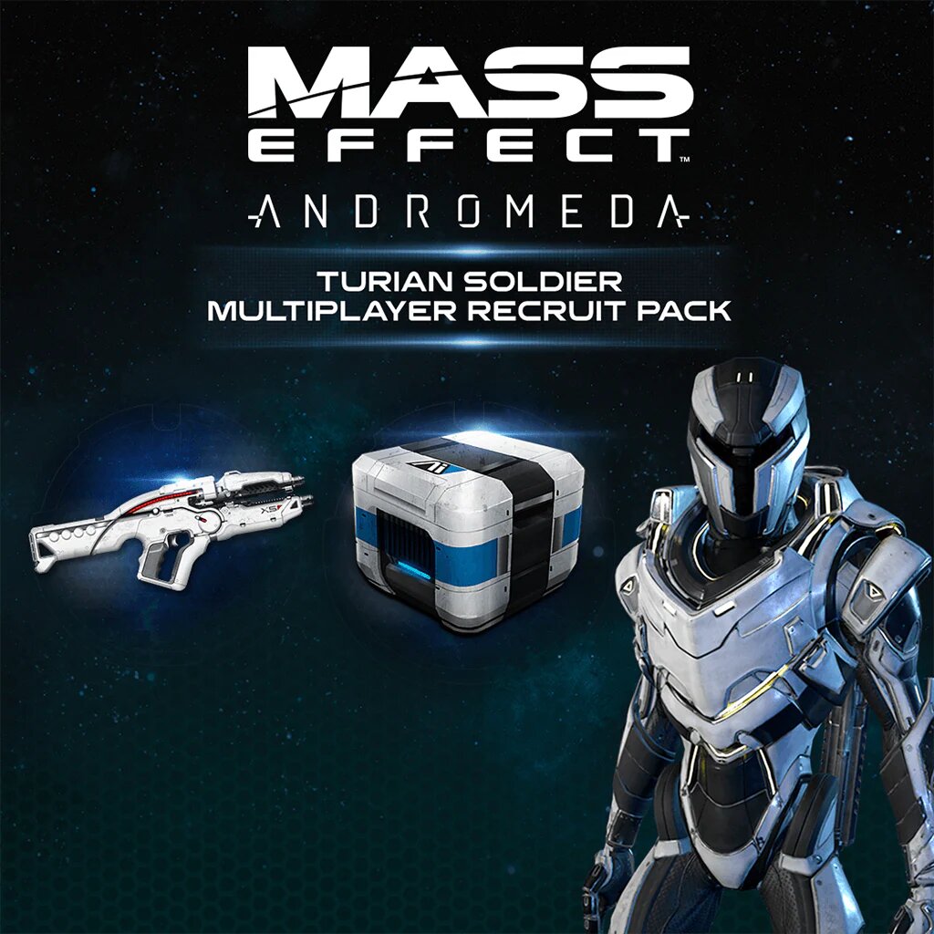 Дополнение Mass Effect: Andromeda - Turian Soldier Multiplayer Recruit Pack, цифровое издание PlayStation 4, регион Индонезия / код пополнения баланса