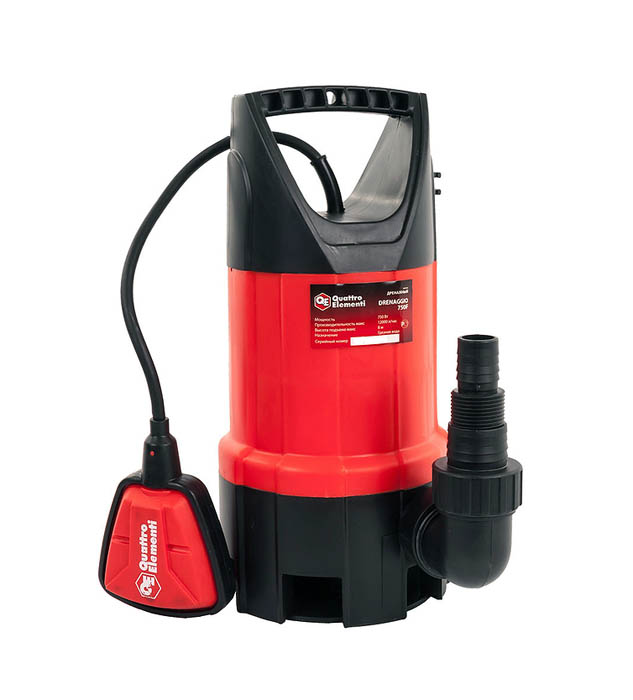 Насос дренажный QUATTRO ELEMENTI Drenaggio 750 F 771-558