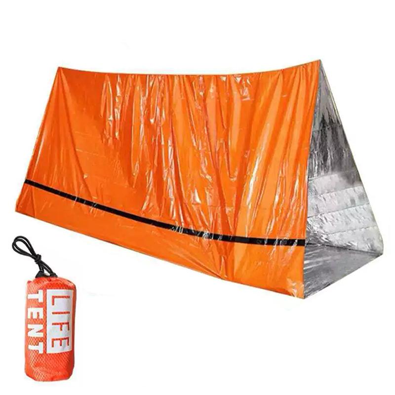 Life Tent Палатка аварийная для выживания, оранжевая, 1-местная, с чехлом