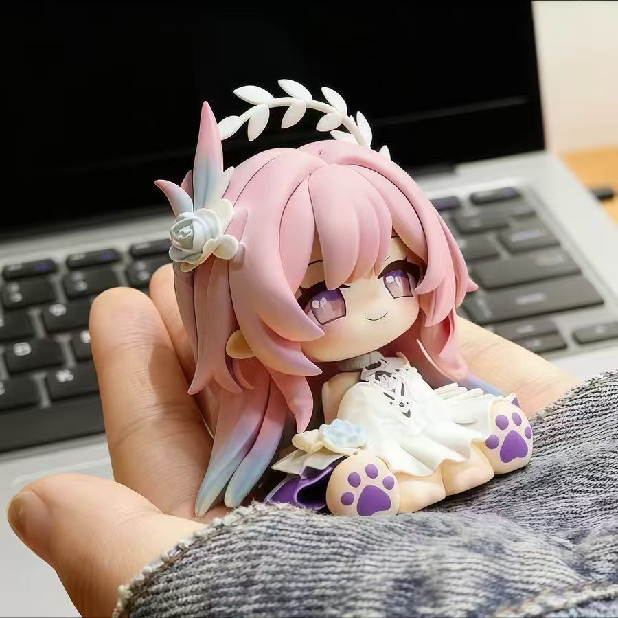 Фигура Кирена из Honkai Star Rail, 8 cm Милый Q-версии фигурка GK Си Лян, настольная 3D модель, украшение сцены