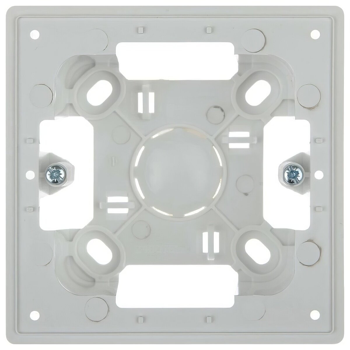 Коробка монтажная Simon 24 Harmonie одноместная накладная алюминий (2400751-033)