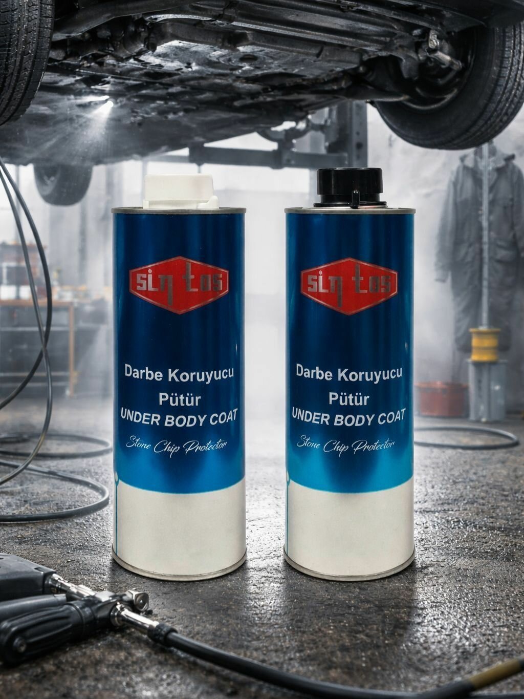 Антигравийное покрытие SINTAS белое 1кг