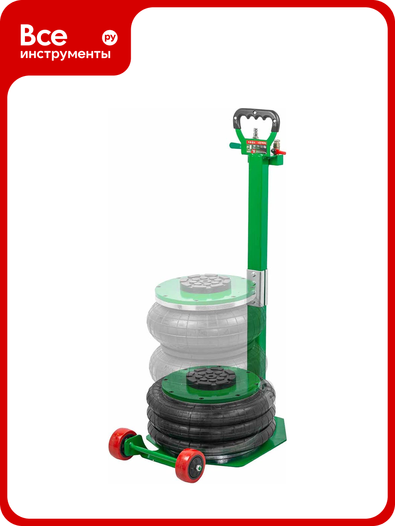 Домкрат подкатной пневматический Rockforce 5т RF-TRA1813(59734)