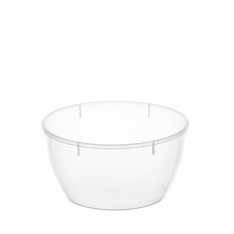 216 шт. Банка с крышкой 360 мл, пластиковая, под пресервы, прозрачная, диаметр 112 мм, взлп, 1230П