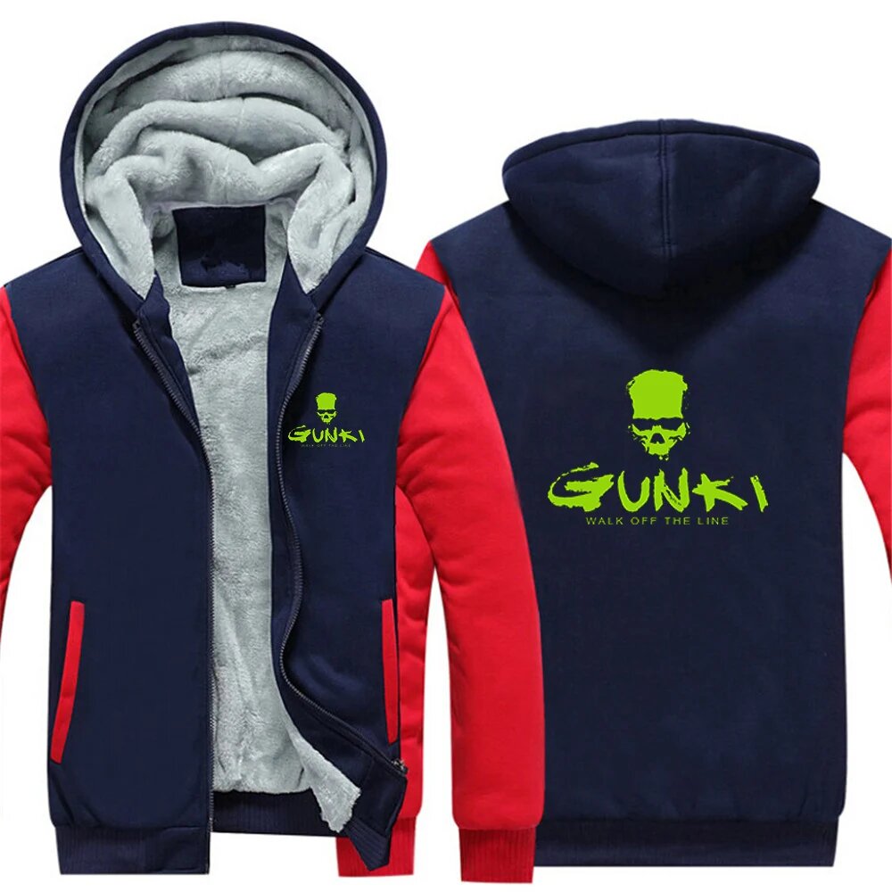 Мужская куртка Gunki с капюшоном, Зеленый, 4XL