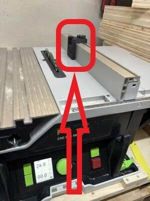 Стопор направляющей пилы Festool CSC SYS 50