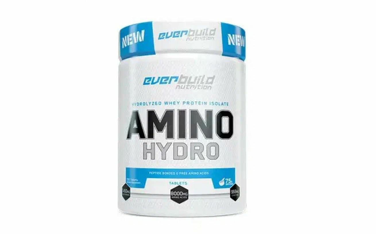 Everbuild Nutrition, AMINO WHEY HYDRO, 300 таблеток ( 75 порций)