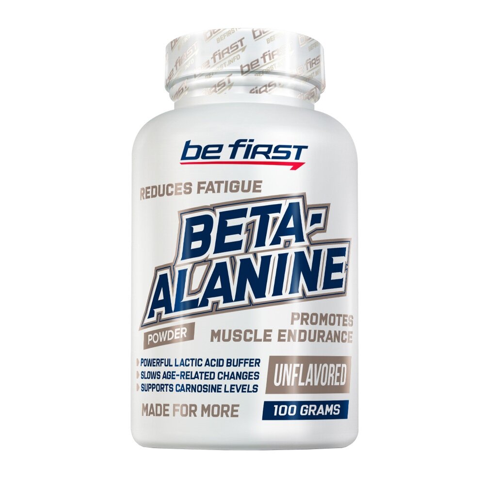 Be First Beta-Alanine Powder, 100 г, Вкус Unflavored / Без вкусовых добавок
