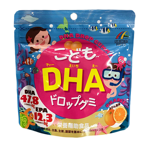 Омега 3 рыбий жир для детей с 3х лет, жевательный мармелад 90 шт