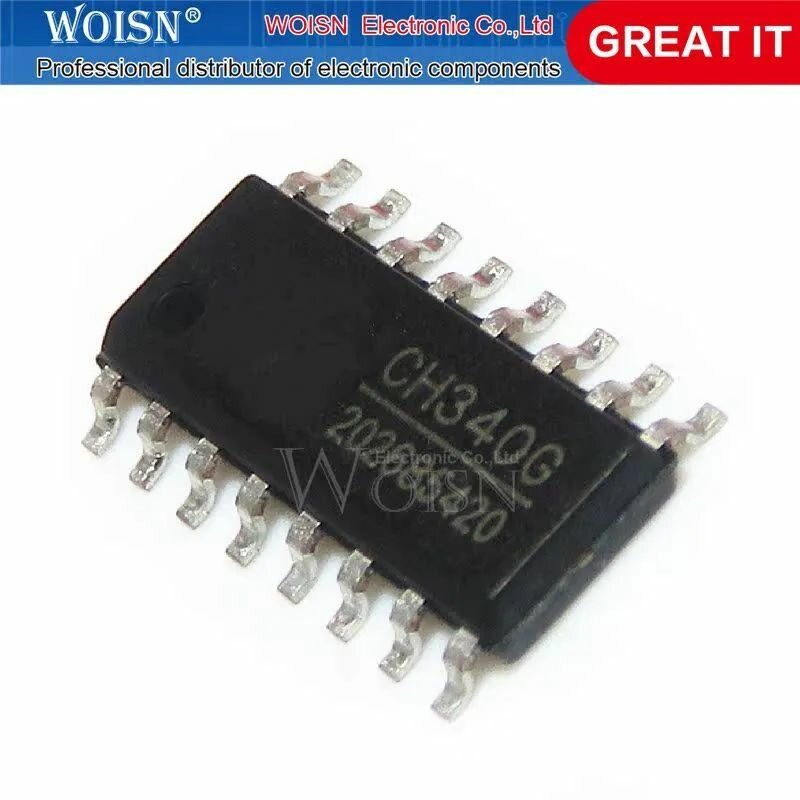 10шт./лот CH340G CH340 SOP-16 Интегральная схема