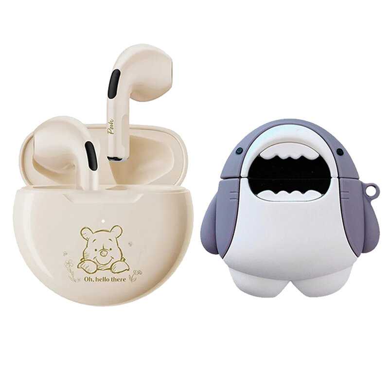 Наушники унисекс Disney Беспроводные, big mouth shark collection winnie