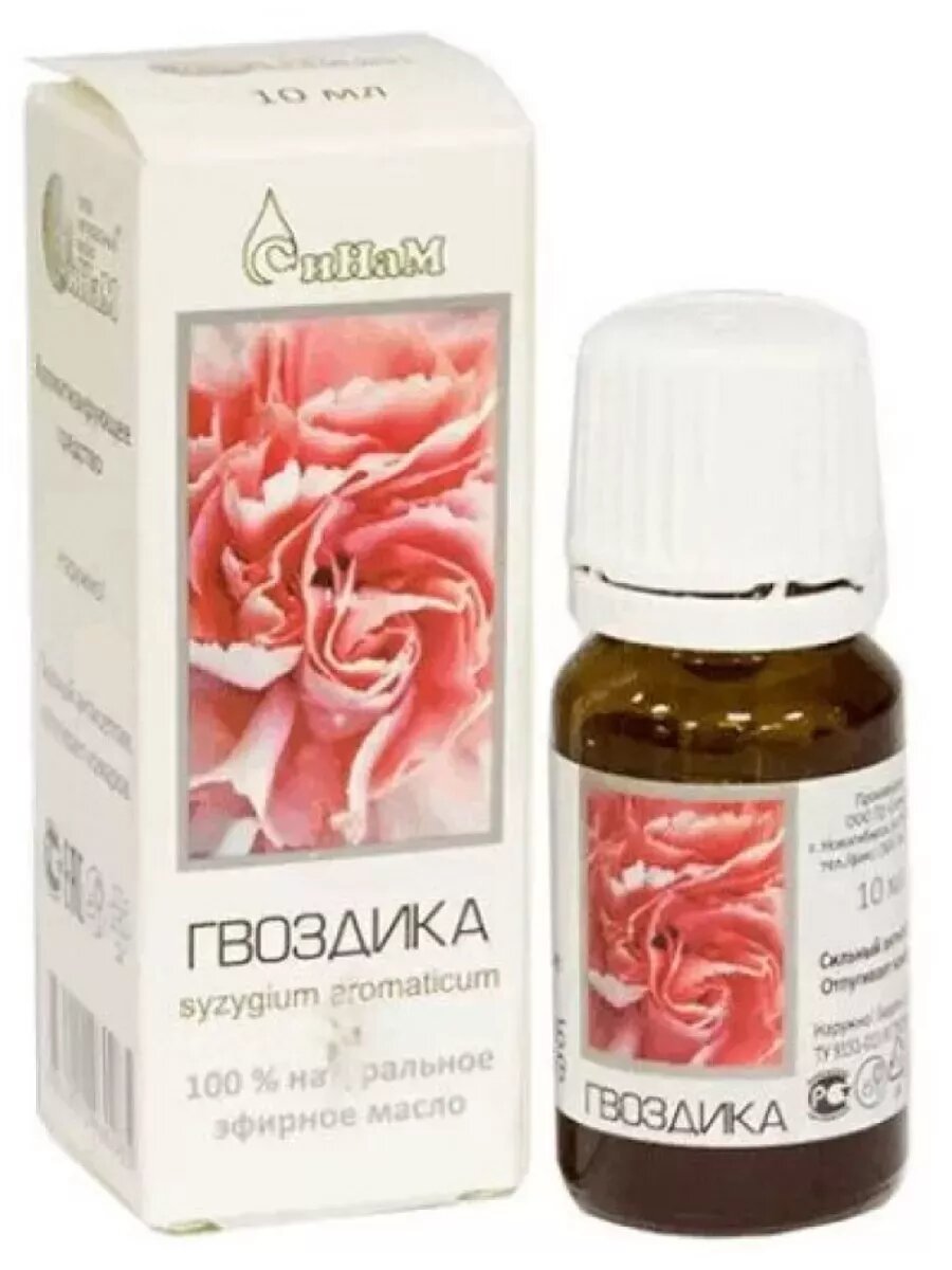 Масло эфирное гвоздика 10мл - 1 шт.